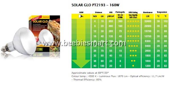 Exoterra Solar Glo / Sun Simulating Bulb