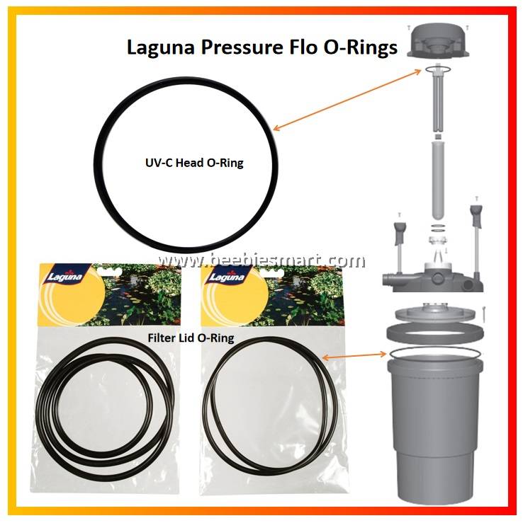 Laguna Pressure Flo Replacement O Rings