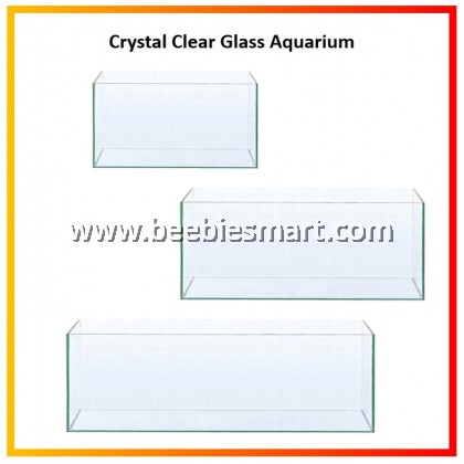 Crystal Clear Glass Aquarium 2ft / 3ft / 4ft