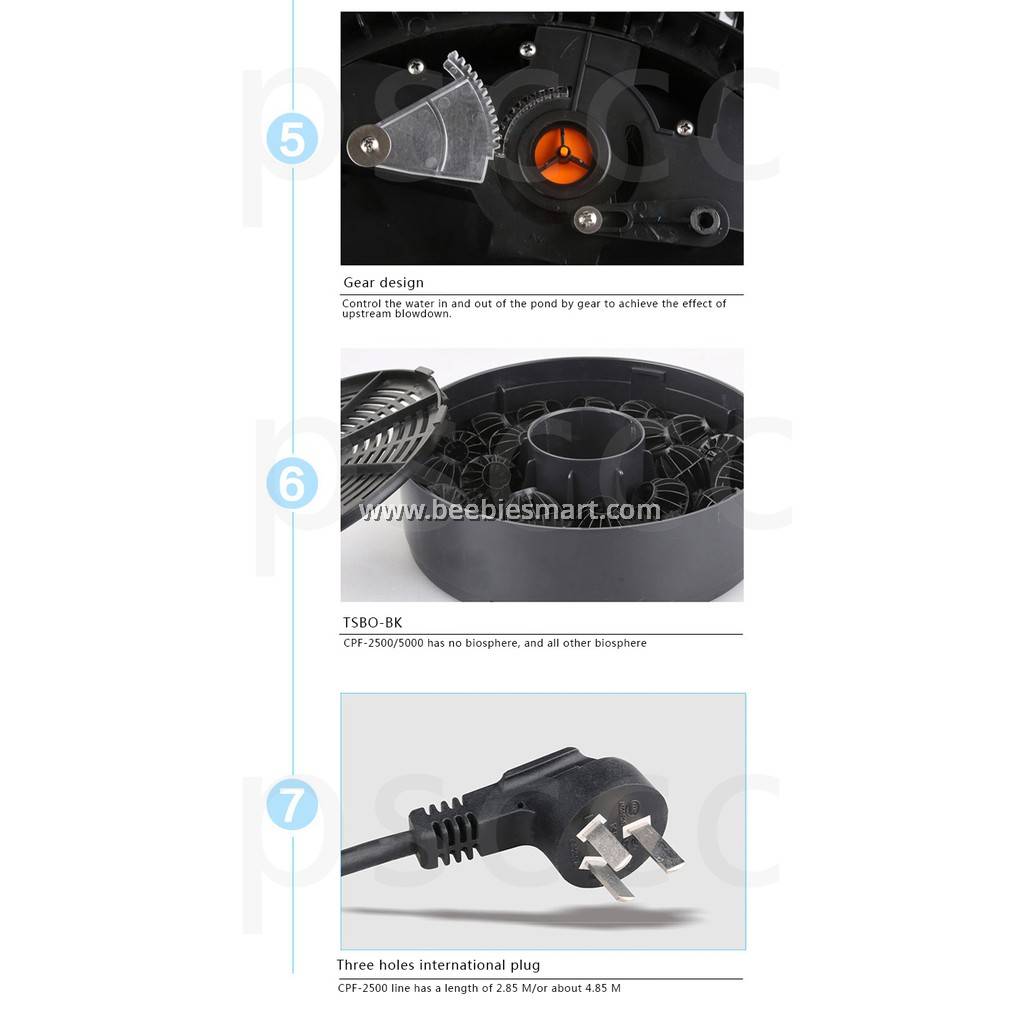 SUNSUN CPF-10000,CPF-15000,CPF-20000,CPF-30000 BIO PRESS FILTER + UV ...