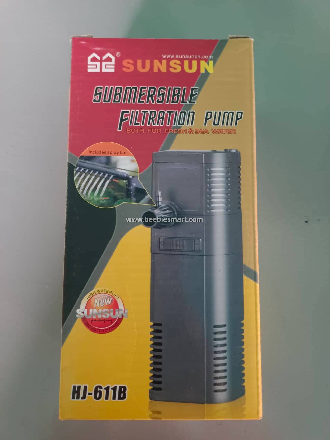 SUNSUN HJ611B INTERNAL LIQUID FILTER 450L/H 6W