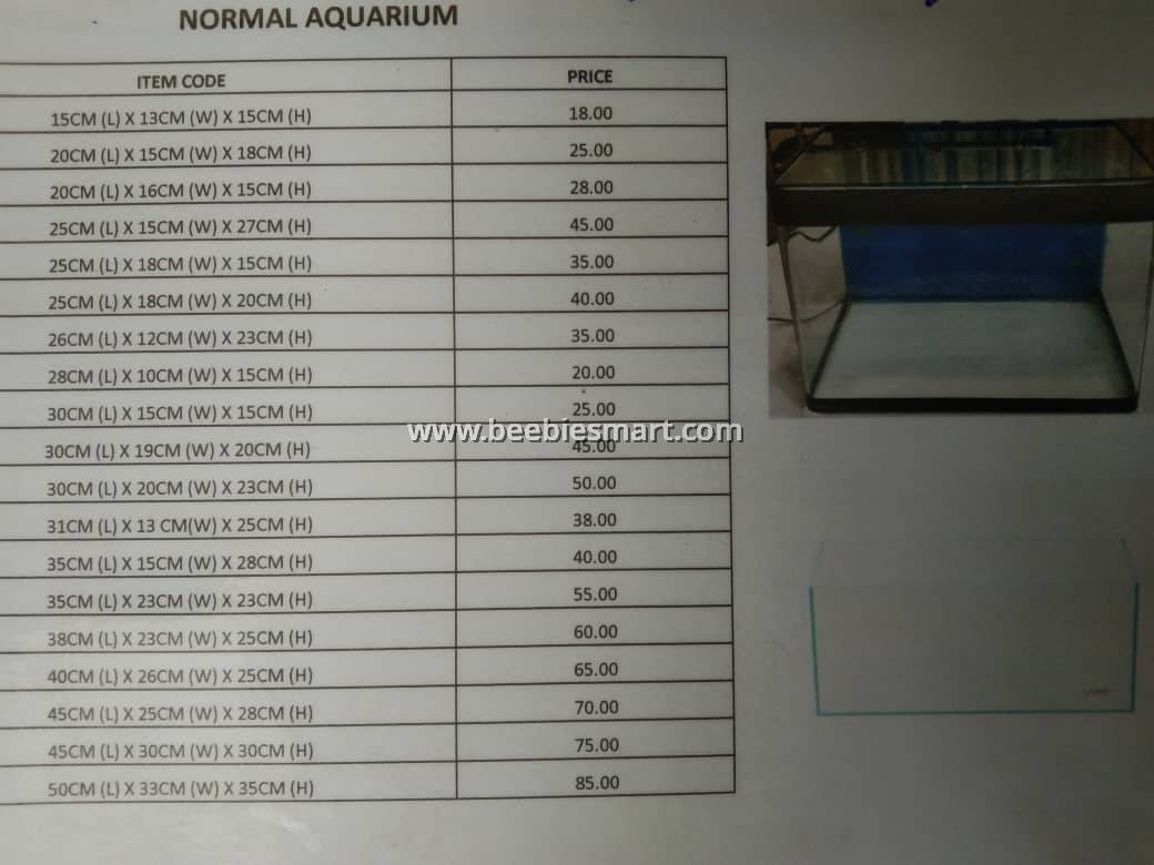 Hermit Crab Tank (Normal Glass)