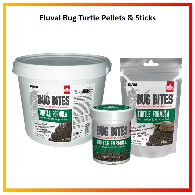 Fluval Bug Bites Turtle Pellets & Sticks
