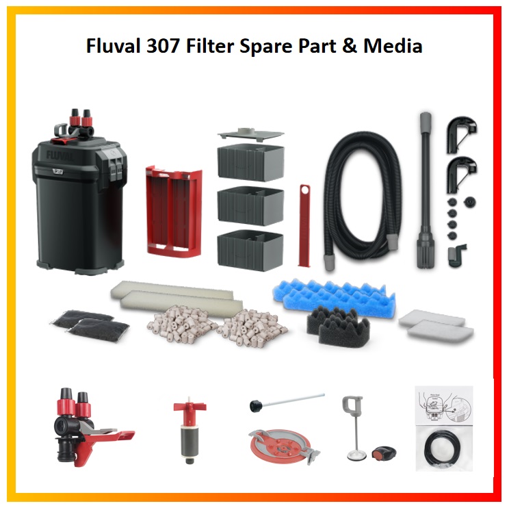 Fluval 307 Filter Spare Part & Media Collection